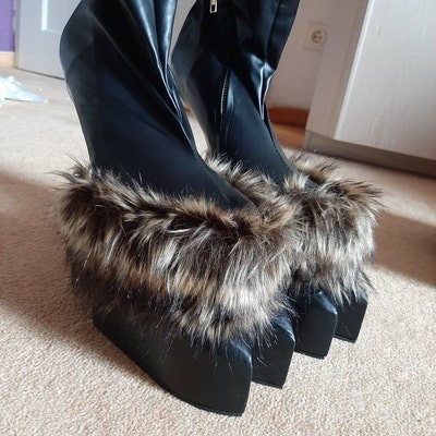 Black Hooves Devil Demon Feet Adult Shoe Costume, Draenei Hooves, D - Etsy