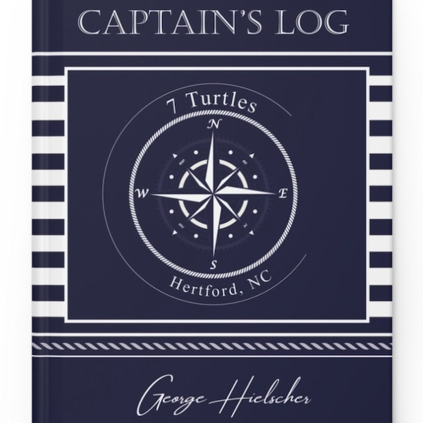 Personalized Captains Log Book , Captains Journal, Captains Log ...