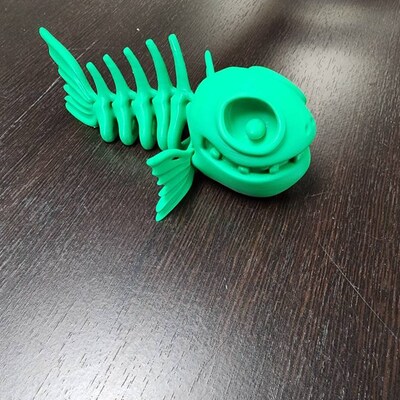 Flexi Print-in-place Fish STL File for 3D Printing Active - Etsy
