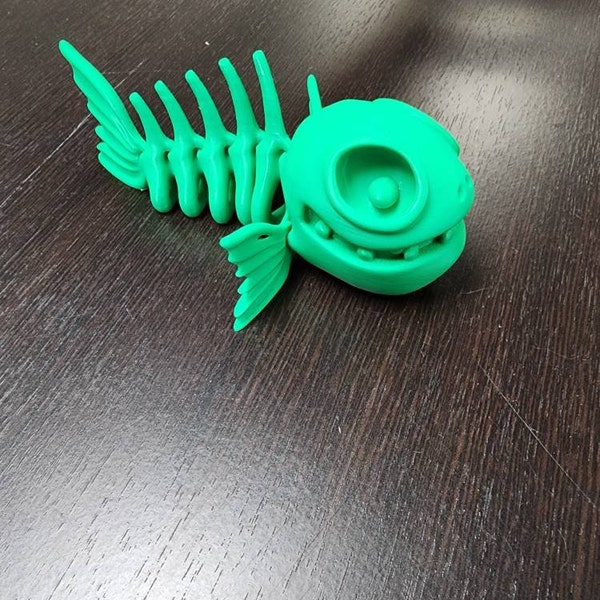 Flexi Print-in-place Fish - STL File for 3D Printing Active - Etsy