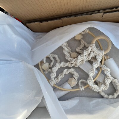 Macrame Baby Mobile, Crib Mobile,macrame Crib Mobile,gift to Baby ...