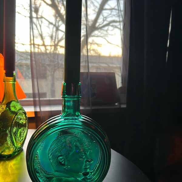 Vintage GODIGER Crystal Carafe Chiller Ice Core Pitcher Silver Plate ...