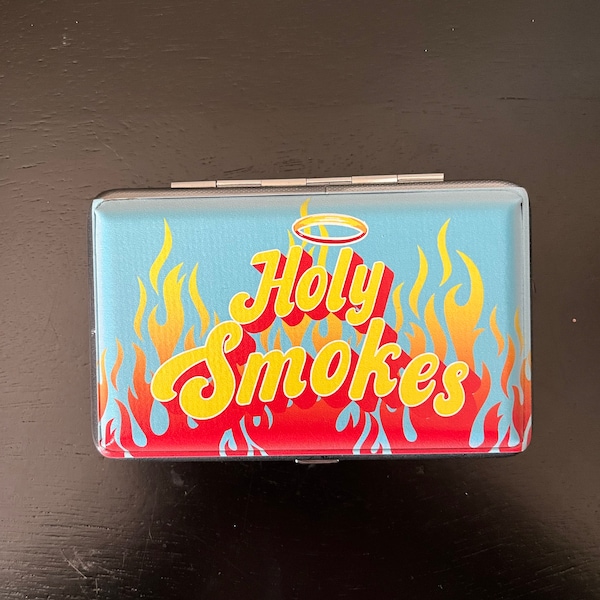 Angel Blue Holy Smokes Cigarette Case - Etsy
