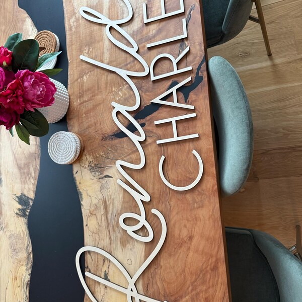 Custom Acrylic Floating Wall Board Clear Acrylic Sign for Home, Office ...