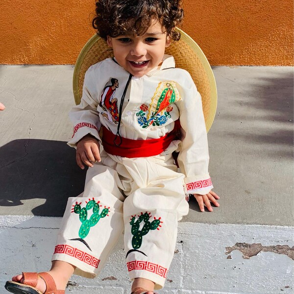 Traje Juan Diego /traje 12 De Diciembre /traje Virgen De Guadalupe Para ...