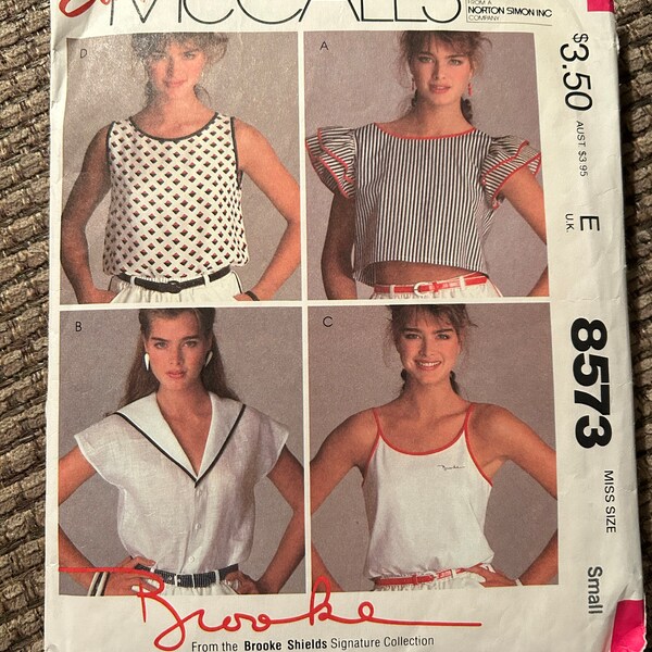 UNCUT and FF Pattern Pieces Vintage Simplicity 8064 Sewing Pattern Size ...