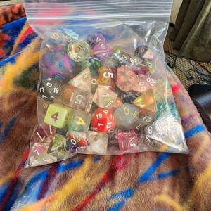 HALF Pound of DND Dice, Assorted Loose Dice, Dice by Weight, Dnd Dice ...