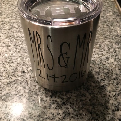 6 Inch Monogram Decal - Etsy