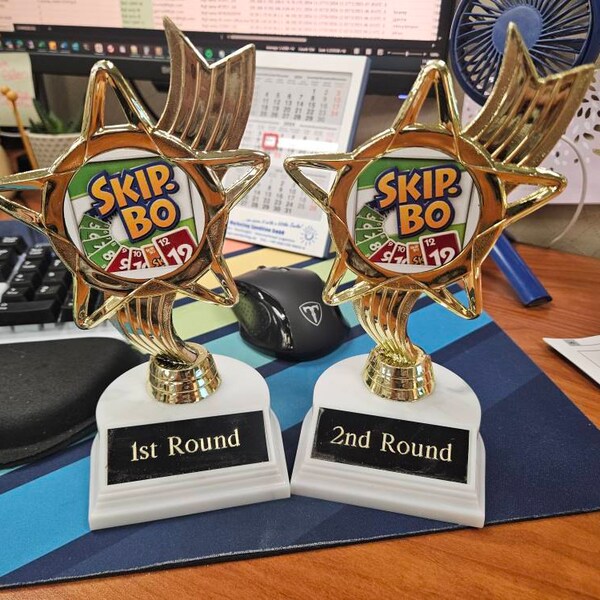 Trophy for Your BINGO Game Winner, 1st Place, About 7" Tall, With Your ...
