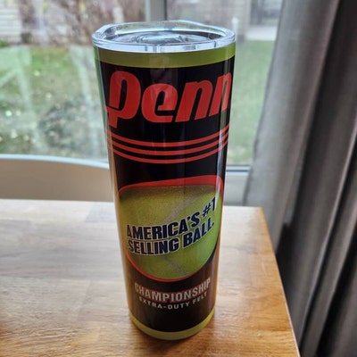 Tennis Ball Can Tennis Player Tennis Team 20 Oz Tumbler Looks Like Can ...