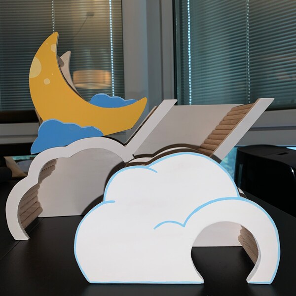 Hamster Stairs, Staircase, Ladder, Bridge, in Natural Wood (hamster ...