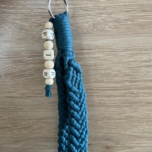 Custom Key Chains Macrame Wristlet Personalized Key Fob Cute - Etsy