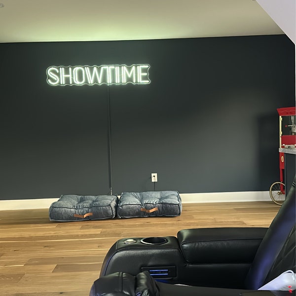 Showtime Neon Sign, Custom Neon, Modern Boho Home Decor, Room Sign, TV ...