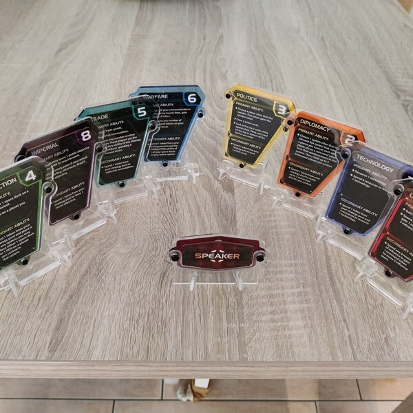 Strategy Card Stands for Twilight Imperium 4! - Etsy