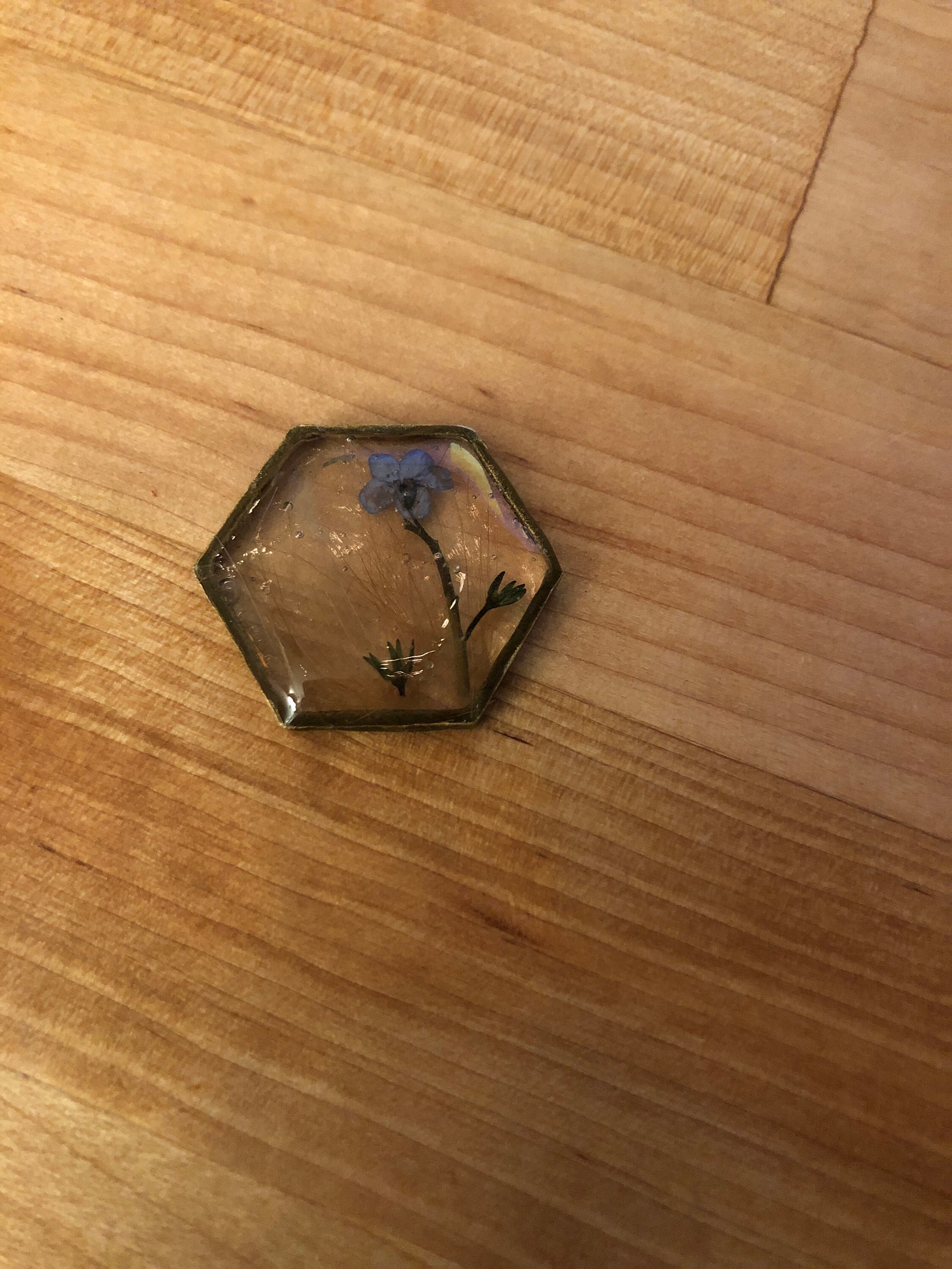 20 Hexagon Resin Bezel Open Back Blank30.6x28.8x2.8mm Pressed | Etsy