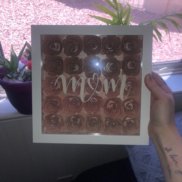 Customizable Shadow Box Mom Birthday Gift Love Mothers Day Gift Room ...