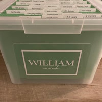 Printable Milestone Tote Labels Instant Download School File Box Labels ...