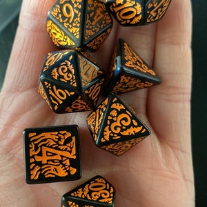 Aether Flow Translucent Dice Set for Dungeons & Dragons - Etsy