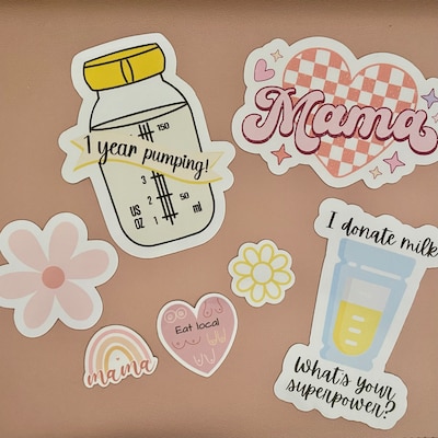 Pumping Milestones Sticker Breastfeeding Milestone Nursing Mama ...