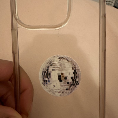 Minimal Hanging Disco Ball Print Phone Case for iPhone 15 14 13 Pro Max ...