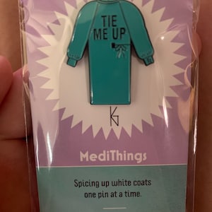 Surgical Gown Pin PPE/ Frontline/ Surgeon/ Scrub Nurse/ Scrub Tech ...