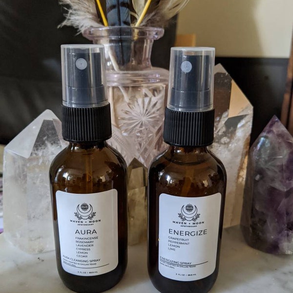 Essential Oil Aura Spray: Cleansing, Protection, Anxiety Relief - Etsy