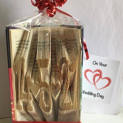 50th Wedding Anniversary Book Fold 50th Wedding Gift Golden - Etsy