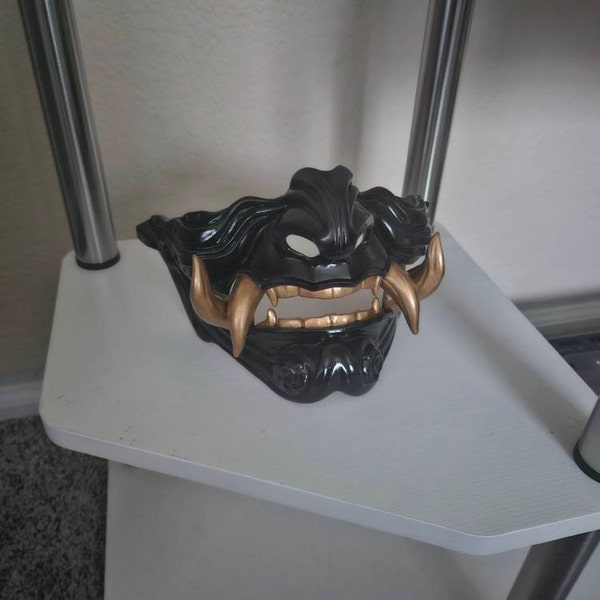 Tengu Mask Wearable or Decorative 3D Printed Resin Painted and Sealed ...
