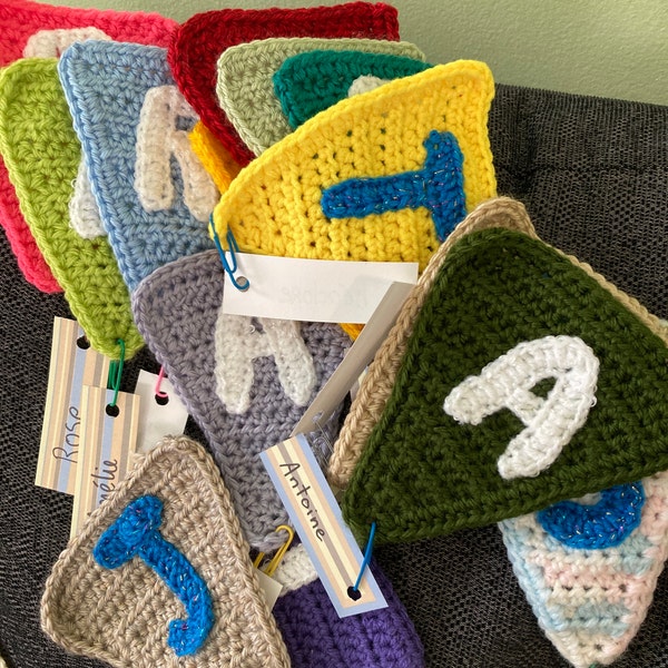 Uppercase Letters Applique Pack- Crochet Pattern - Digital Download - Etsy