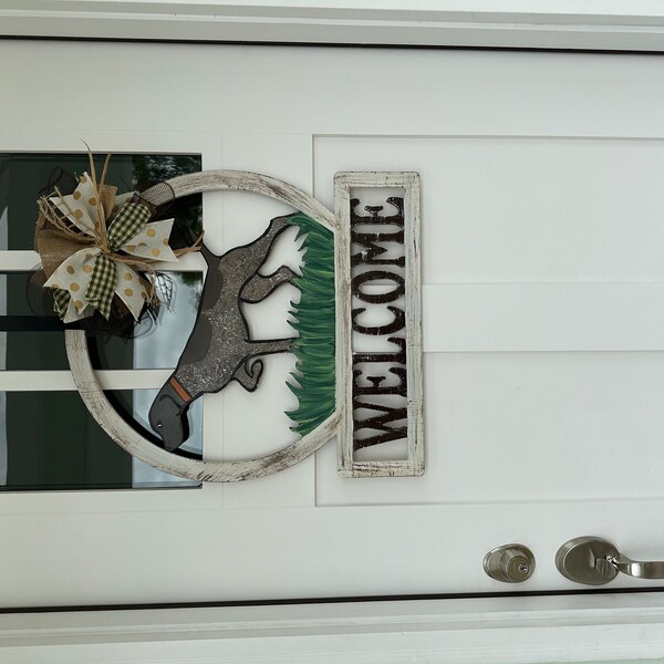 GSP Home Decor | GSP Door Hanger | German Shorthaired Pointer Family ...