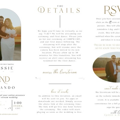 Digital Wedding Invitation, Animated Wedding Invitation, Wedding ...