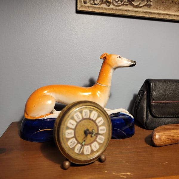 Staffordshire Pair of Spaniels- Russet - Wally Dogs. Antique Circa 1860 ...