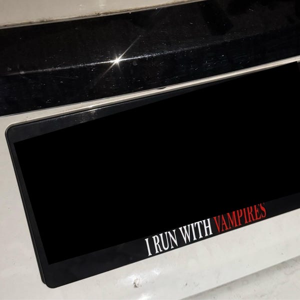 Initial D Racing AE86 - Chrome With RED License Plate Frame - Jdm ...