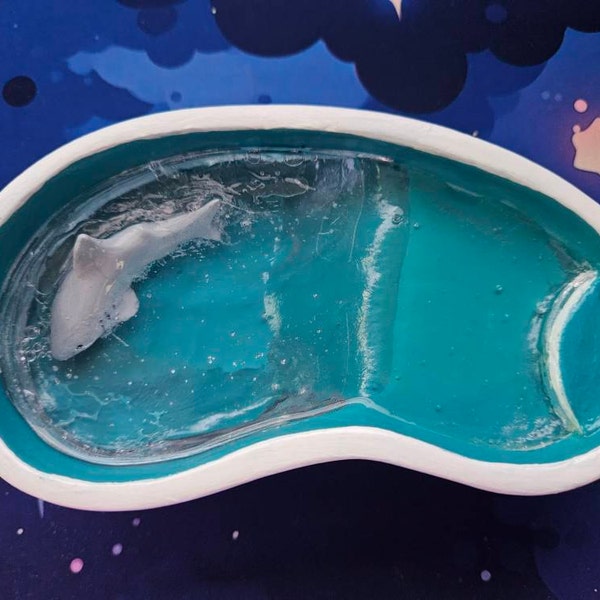 Saturn Shaped Clay Jewelry Dish | Handmade Pink Cloud Candle Holder - Etsy