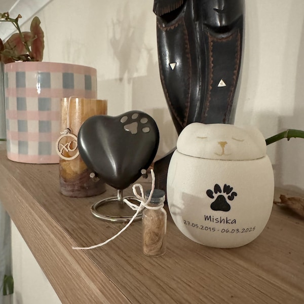 Engraved Pet Urns With Names and Dates，personalized Cremation Urns for ...