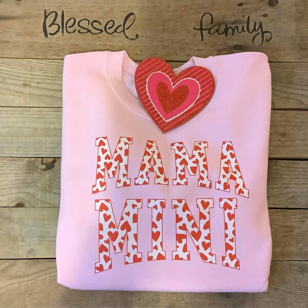 Bundle Mama Mini Valentines Png, Happy Valentines Day, Pink Valentine ...