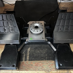 Cessna-style Pedals for Logitech Saitek G Pro Flight Rudder STL File ...
