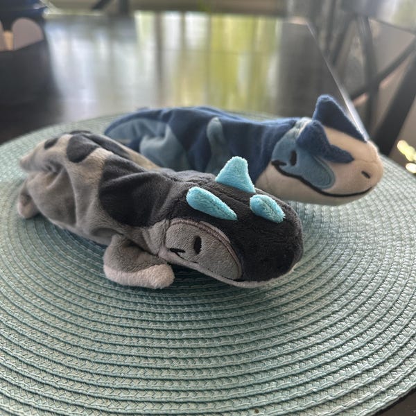 Allosaurus - Pocketsaurus - Beanie Plush - Artist Made - Unique ...