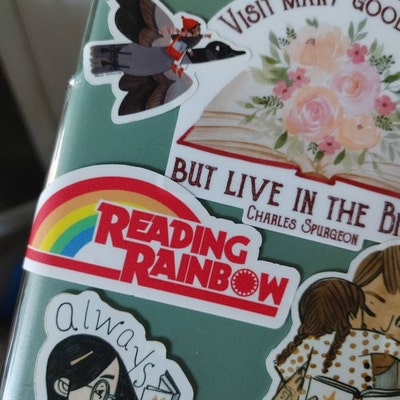 Reading Rainbow Sticker Eighties Vintage Logo Sticker for Book Lovers ...