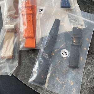 Premium FKM Rubber Hinge Watch Strap / White 20/22mm Quick - Etsy