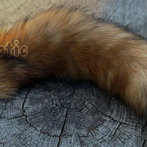 Choose Your Own, Real Fur Red Fox Tail Keychain With Swivel Clasp ...