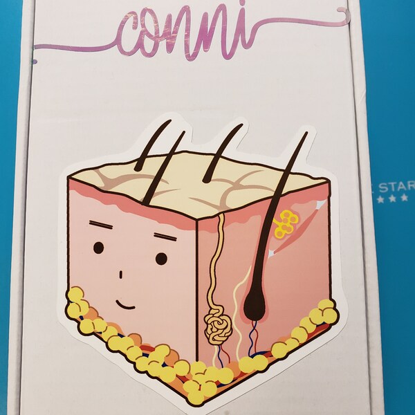 Skin Cell Vinyl Sticker, Unique Science Decal, Dermatology, Biology ...