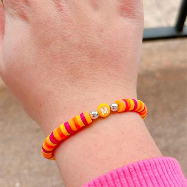 Wwjd Bracelet| Preppy Clay Bead What Would Jesus Do| Hwlf Preppy Clay ...