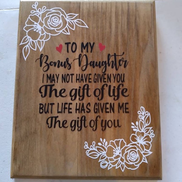 Bonus Daughter SVG and Laser Cut File. Note, This is NOT a Physical ...