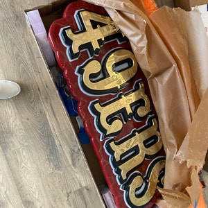 San Francisco 49ers Sign - Etsy