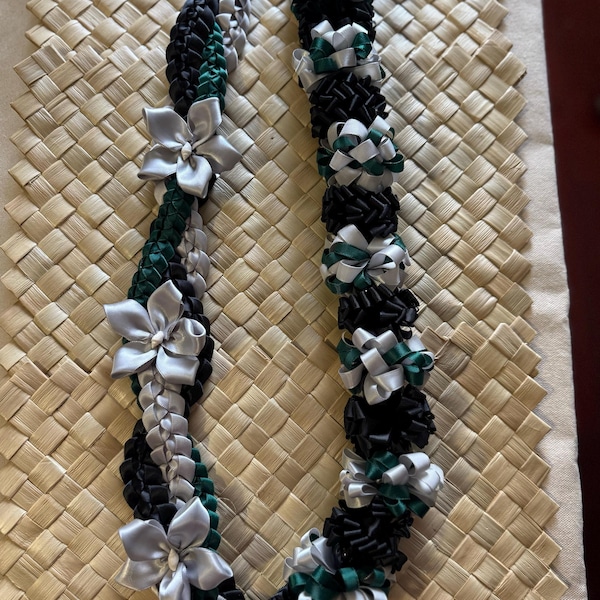 Lei Pono Jr Handcrafted by Leilani Graduation Lei Hawaiian Ribbon Lei ...