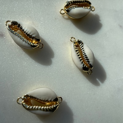 Real Natural Cowrie Shell, Gold, Sterling Silver, Rose Gold, Gold ...