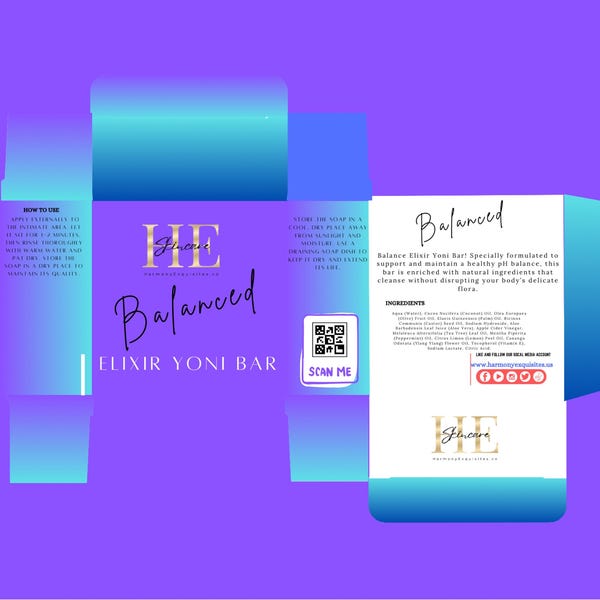 A4 Size Mug Box, Bag Design, Canva Template, Gift Box, Editable in ...