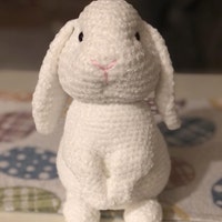 BUNNY CROCHET PATTERN. Realistic rabbit amigurumi - Etsy.de