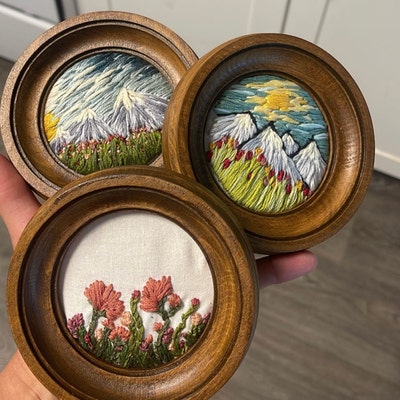 Frame Round Frame for Embroidery Embroidery Hoop Frame Quote Embroidery ...